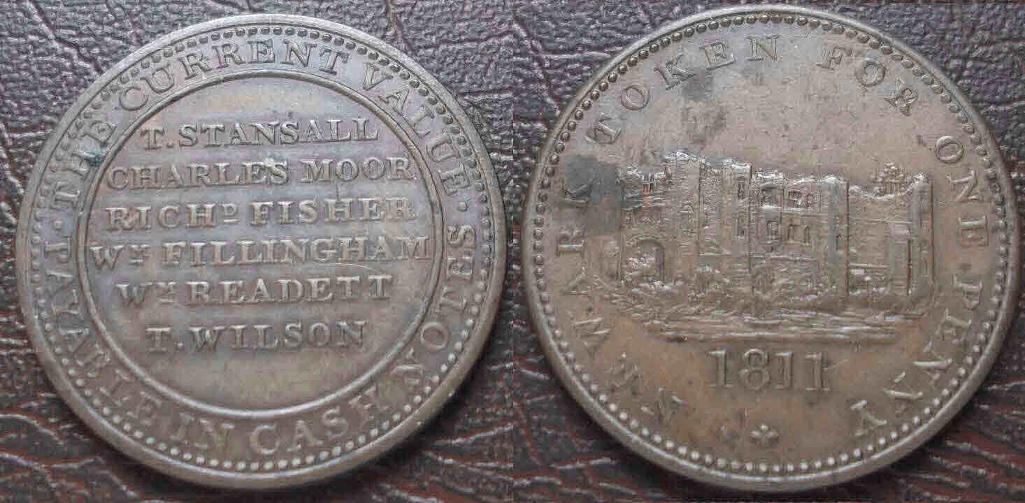 UK Tokens 17th to 19th Century